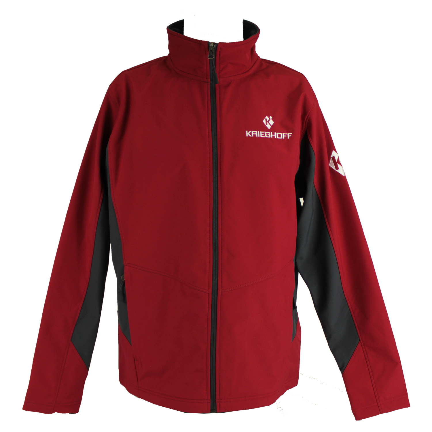 Soft Shell Jacket, Red/Grey | Krieghoff